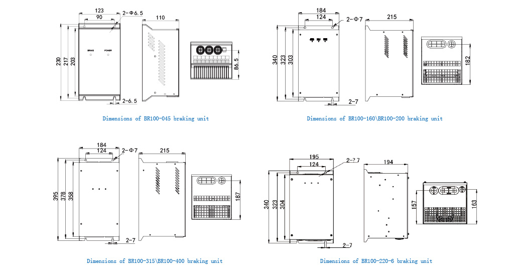 BR100 Energy Consumption Braking Unit
