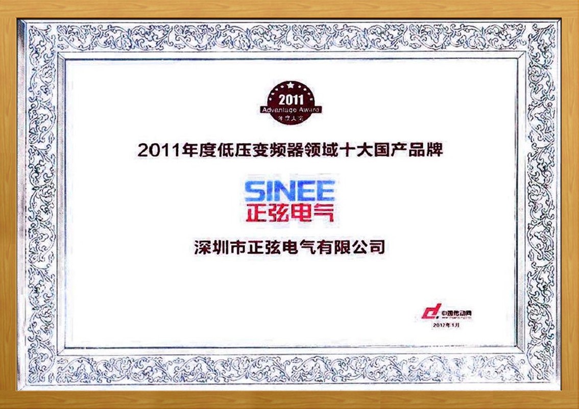 SINEE 20 Years Experiences in VFD,Listed 2021